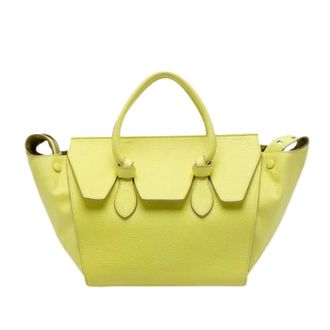 Celine Sac &agrave; main Tie Knot Pre-owned - Femme - Pre-owned - Jaune - Taille: ONE Size