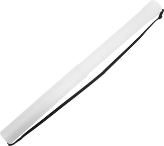 Cabilock Verstellbarer Wei&szlig;er Telescoping Aufbewahrungsrohr mit Tragriemen Robust und Vielseitig f&uuml;r Poster Zeichnungen Kalligraphie und Architekten Blaupausen