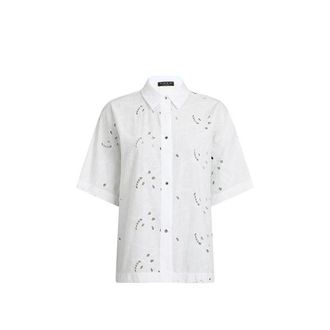 Shan Chemise brod&eacute;e Lili &agrave; manches courtes