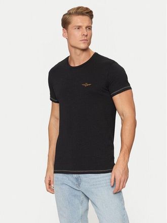 Aeronautica Aeronautica Militare T-Shirt AM1UTI003 Schwarz Regular Fit