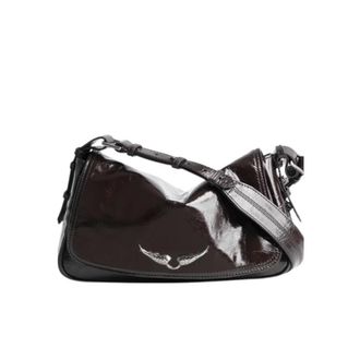 Zadig&Voltaire Femme, Sacs, Brun, Taille: ONE Size Le Zouzou Vintage Patent