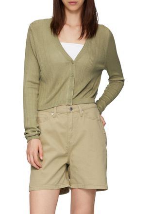 s.Oliver Damen 2147530 Strickjacke, Gr&uuml;n 7282,XL