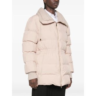 Fabiana Filippi Wool Blend Puffer Down Jacket - Beige