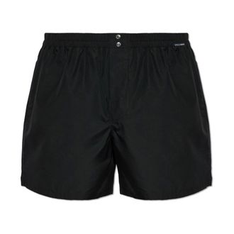 Dolce & Gabbana Homme, Sous-v&ecirc;tements, Noir, Taille: 2XL Boxer boutonn&eacute;