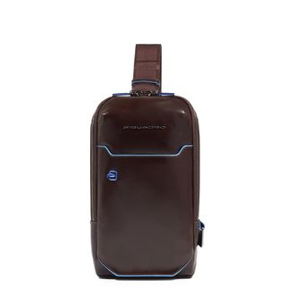 Piquadro Personalisierbare Sling bag aus Leder mit iPadmini-Fach - - Bags - Damen - Braun - ONE SIZE