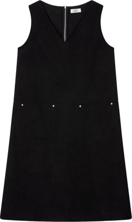 TOMBOY V-neck pocket dress - Schwarz