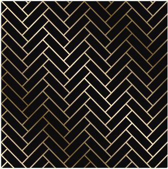 Wallario Sticker/Aufkleber f&uuml;r K&uuml;hlschrank/Geschirrsp&uuml;ler/K&uuml;chenschr&auml;nke, Selbstklebende Folie - 60 x 60 cm, Motiv: Elegantes Fischgr&auml;tmuster