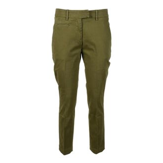 Dondup Femme, Pantalons, Vert, Taille: W27 Pantalon Slim-fit