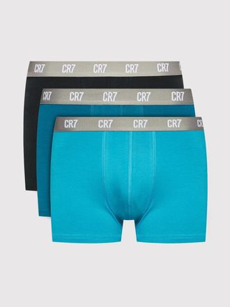 CR7 Cristiano Ronaldo Boxershorts-Set Basic Trunk 3-Pack 8100-49-2717 Blau