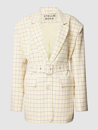 Stella Nova Blazer mit Allover-Muster Modell Mirella