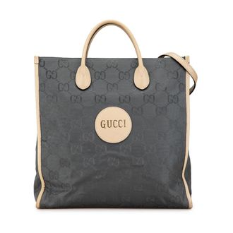 Gucci Pre-owned GG Nylon Off the Grid Satchel - Femme - Pre-owned - Gris - Taille: ONE Size
