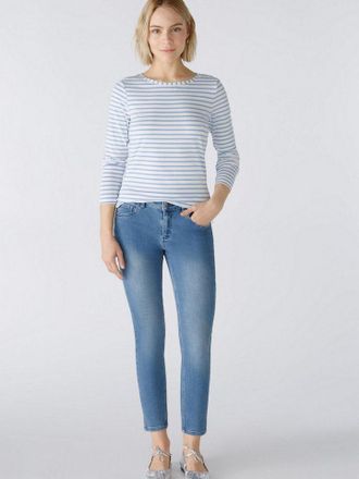 Oui Langarmshirt SUMIKO (1-tlg) Plain/ohne Details