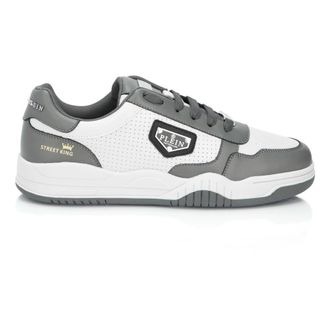 Philipp Plein unisex, Chaussures, Gris, Taille: 45 EU Baskets basses Street King