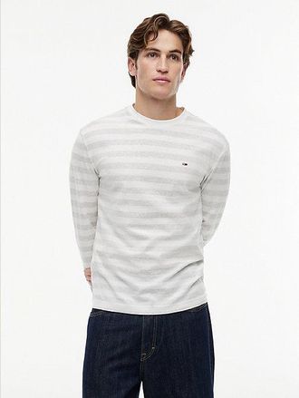 Tommy Hilfiger T-shirt &agrave; manches longues et rayures Tommy Flag