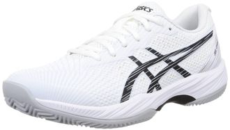 Asics Herren Gel-Game 9 Clay/OC Sneaker, White/Black, 39.5 EU
