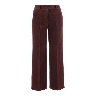Ql2 Quelledue Teodora Hose - - Trousers - Damen - Rot - M