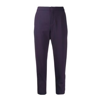 Chlo&eacute; Cropped Pantalons - unisex - Pantalons - Violet - Taille: 36 FR