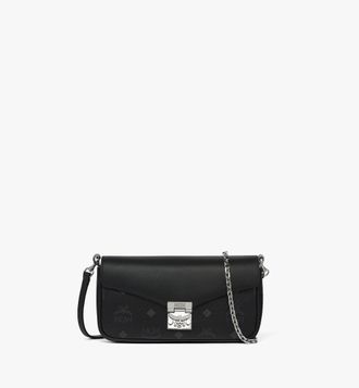 MCM Tracy Umh&auml;ngetasche in Visetos-Leder-Mix