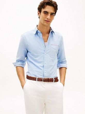 Tommy Hilfiger Chemise Oxford coupe standard embl&eacute;matique