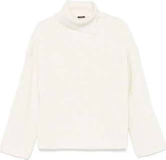 Joseph Femme, Pulls, Blanc, Taille: 44 FR Pull &agrave; col roul&eacute;