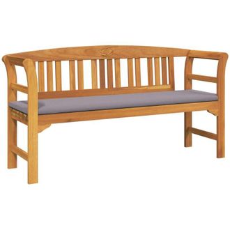 vidaXL Rosenbank Natur 157 x 46 x 82,5 cm Massivholz Akazie vidaXL