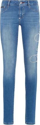 Philipp Plein Damen, Jeans, Blau, W26Gr&ouml;&szlig;e