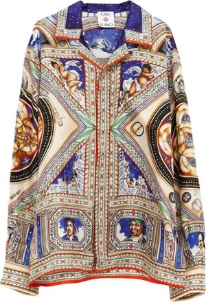 Casablanca Homme, Chemises, Multicolore, Taille: M Casual Chemises