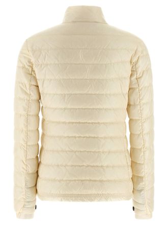 Moncler Womens White Polyamide Full-Length Jacket Clothing