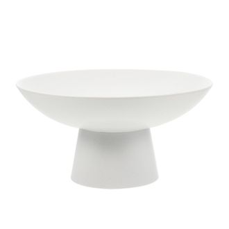 Cabilock Keramik Obstschale Mit Fu&szlig; 3 Zoll Hohe Wei&szlig;e Servierschale F&uuml;r Snacks Desserts Und Obst Dekoschale F&uuml;r K&uuml;che Und Esstisch