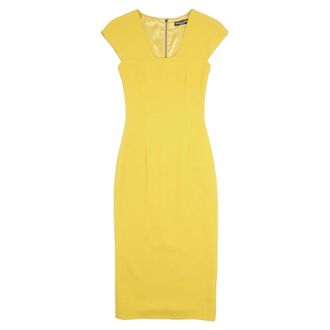 Dolce & Gabbana Short Kleider - - Dresses - Damen - Gelb - 3XL