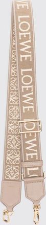 Loewe Verstellbarer Schulterriemen aus Canvas und Leder mit Jacquard-Logo