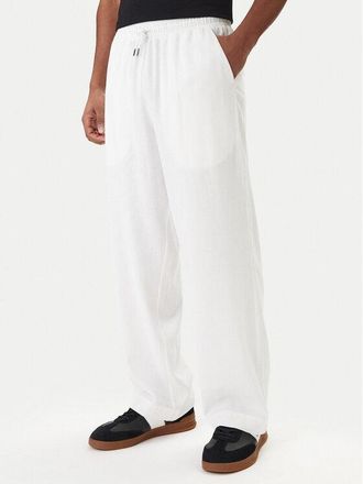 Emporio Armani Stoffhose EM000586 AF20590 U0002 Wei&szlig; Regular Fit