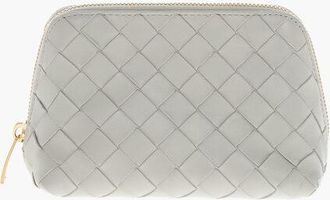 Bottega Veneta Braided Leather Necessarie with Zip Gr&ouml;&szlig;e Unica