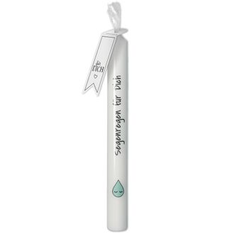 Goodtimes Stabkerze Wei&szlig; Segenregen f&uuml;r dich