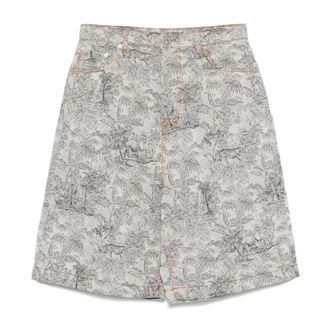 Etro Homme, Shorts, Multicolore, Taille: W33 Cotton Jacquard Bermuda Shorts