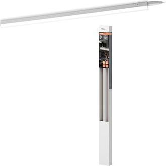Osram Switch Batten Schlanke LED-Lichtleiste mit eingebautem Schalter 600 mm 8W 3000K in Wei&szlig;, zu nahtlosen Lichtb&auml;ndern verbindbar, IP20-Schutz, f&uuml;r Unterb