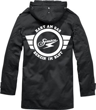 Spass Kostet Herren Jungen Parka Winterjacke Simson (R&uuml;ckendruck) Gr&ouml;&szlig;e M - 5XL