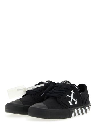 Off-white Mens Bicolor Cotton Low Top Sneakers
