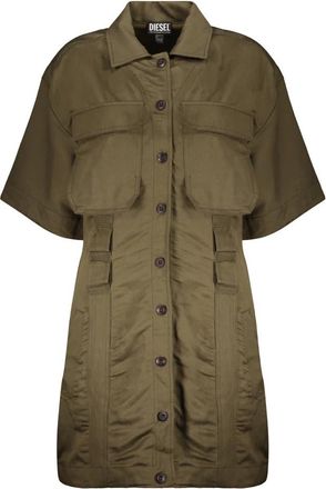 Diesel Femme, Robes, Vert, Taille: 42 FR Mini chemisier dress