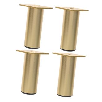 NUOBESTY 4stücke Verstellbare Möbelfüße Aus Aluminiumlegierung Runde Ersatzbeine Für Schränke Schreibtische Sofas DIY-höhenverstellbare Tischbeine Stuhlbeine S