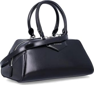 Givenchy Hobo Bags - Small Antigona East-West Box Leather Bag - Gr. unisize - in Schwarz - f&uuml;r Damen