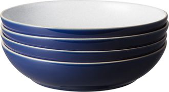 Denby 405048944 Elements Pastaschalen-Set dunkelblau 4-teilig