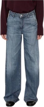 People (+) People, Femme, Jeans, Bleu, Taille: W31 Europa America 3497 Denim