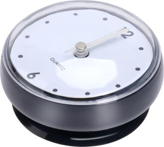 DOITOOL wasserdichte Ger&auml;uschlose Saugnapf Wanduhr f&uuml;r Badezimmer und K&uuml;che Anti Fog Badezimmeruhr mit Klarem Zifferblatt Einfache Installation und Fliesen Pr