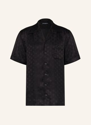 Dolce & Gabbana Resorthemd Comfort Fit Aus Seide schwarz