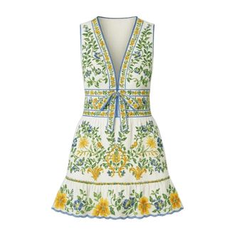Farm Rio Farm Rio, Femme, Robes, Multicolore, Taille: 36 FR Robe courte Emily &agrave; imprim&eacute; floral