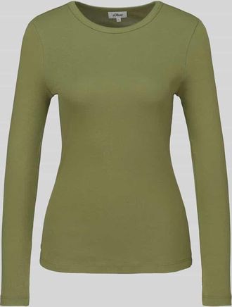 s.Oliver Red Label Longsleeve mit Rollsaum-Details