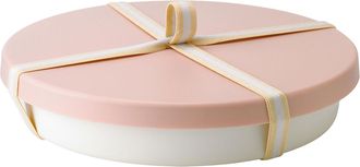 RIG-TIG Rig-Tig Backform Picnic mit Deckel, Ofenform, Edelstahl, Kunststoff, Rosa, D 25 cm, Z00281