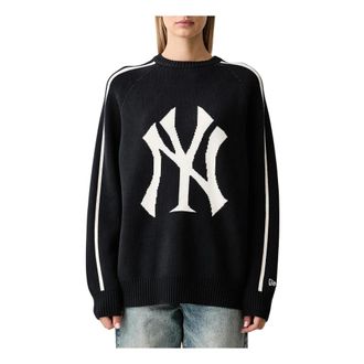 New Era Pull en maille MLB New York Yankees - Femme - Pulls - Bleu - Taille: 40 FR
