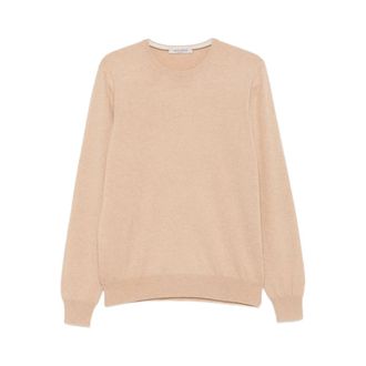 La Fileria Kaschmir Rundhals Pullover - - Knitwear - Herren - Rosa - 2XL